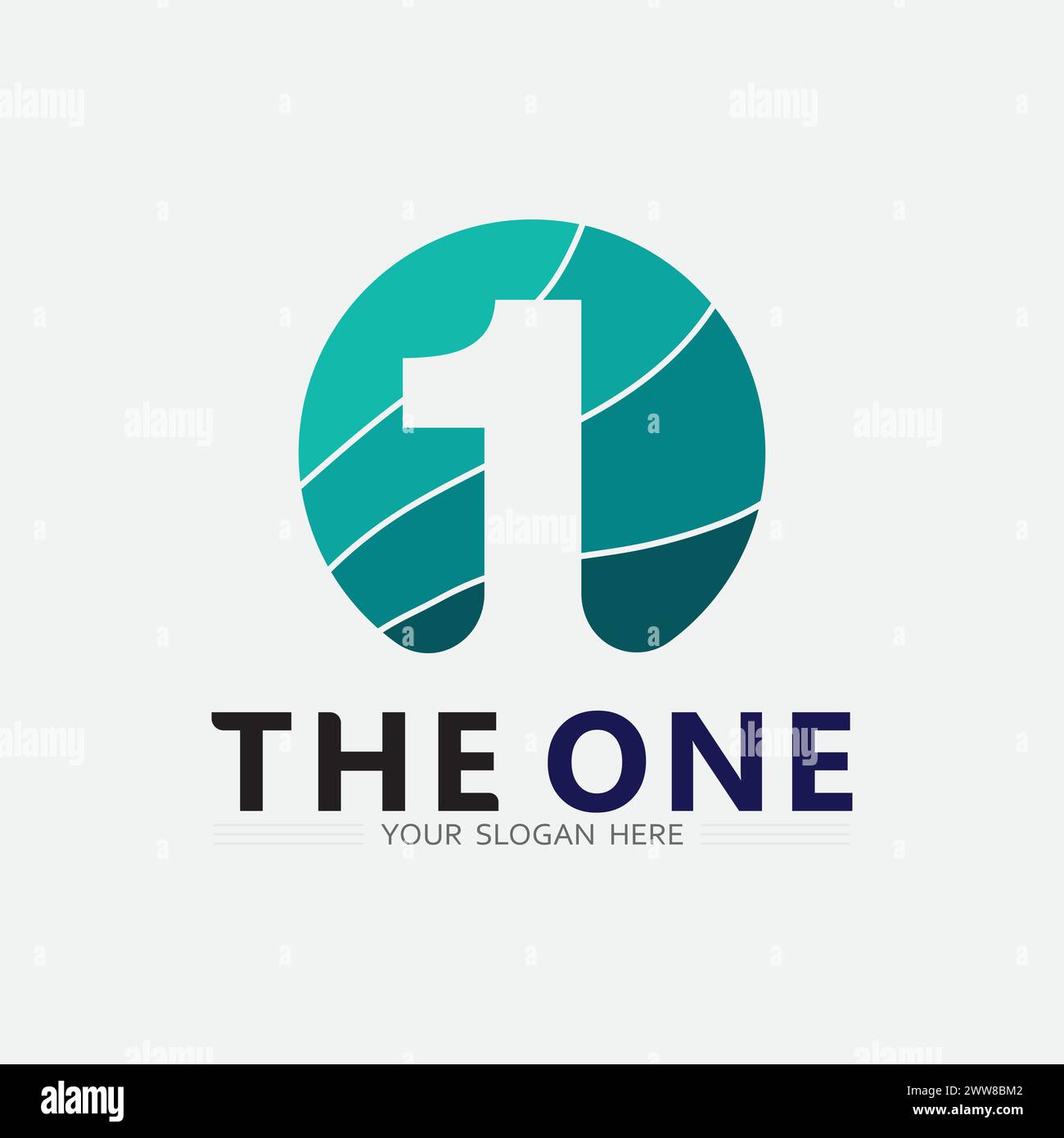 Number one logo and Vector Number design Stock Images Illustration ...