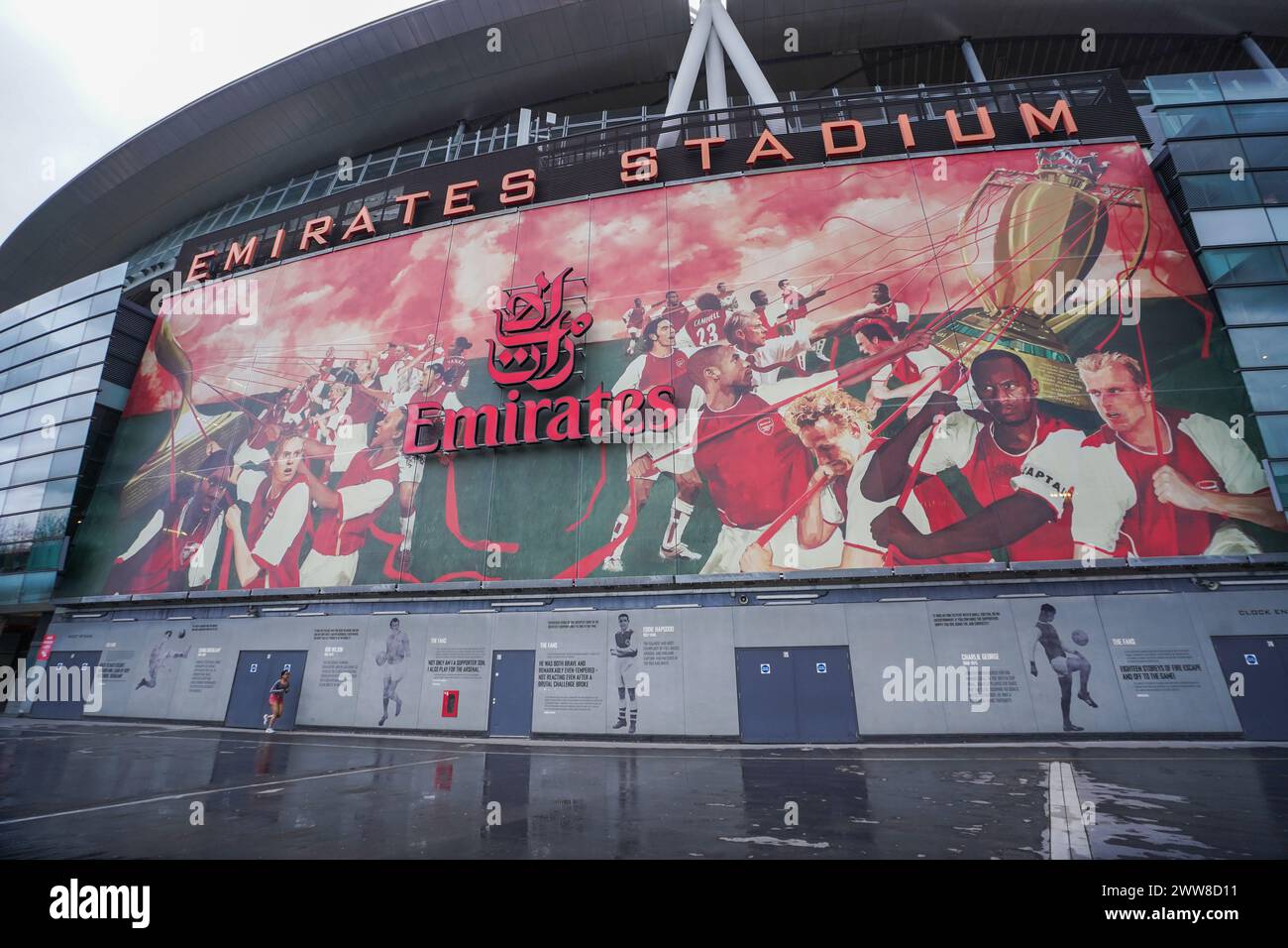 Arsenal Emirates Stadium, North London Stock Photo - Alamy