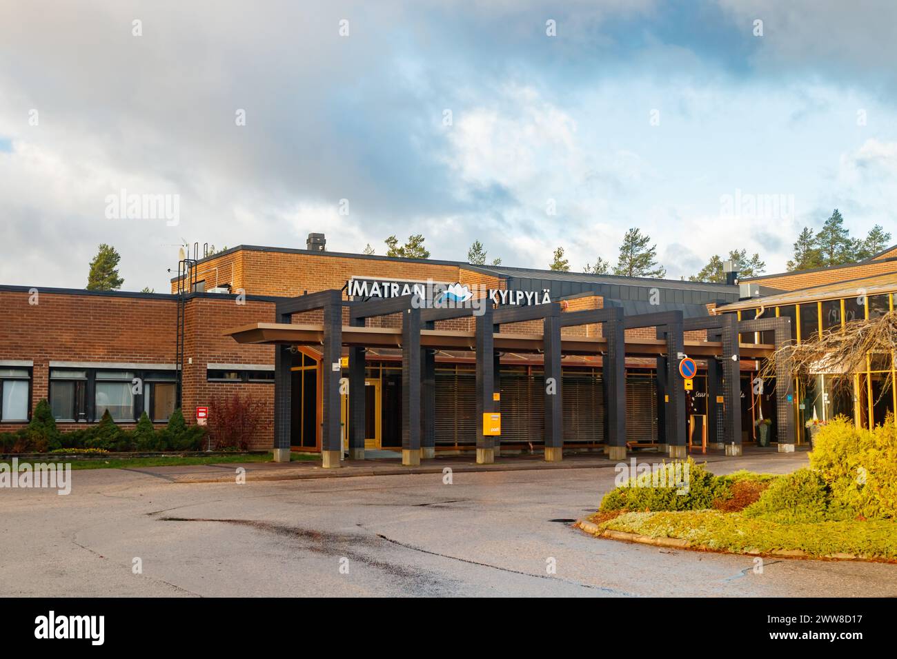 Imatra, Finland - 12 November 2022: Imatran Kylpyla Spa Hotel Building ...