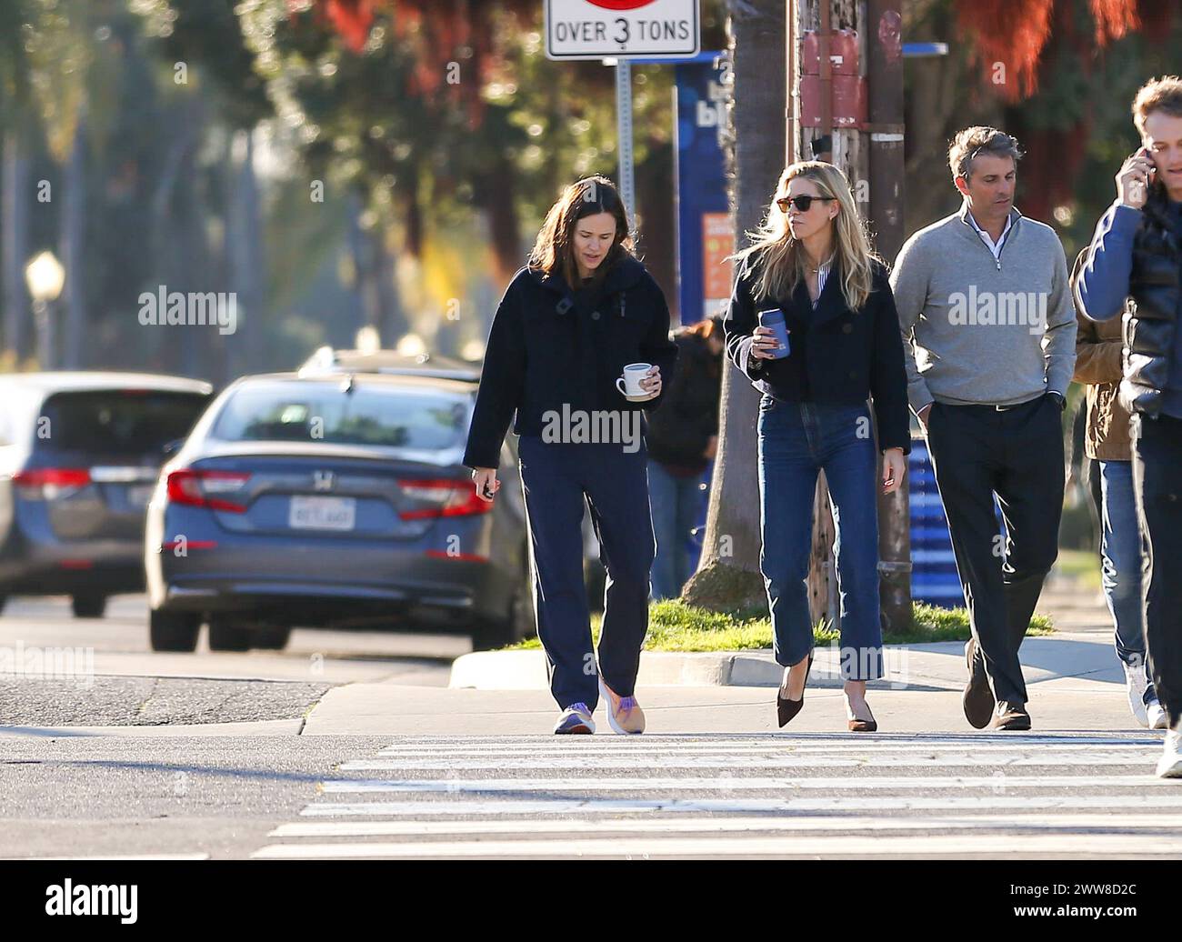 Jennifer Garner is seen with her son Samuel Affleck in Los Angeles ...
