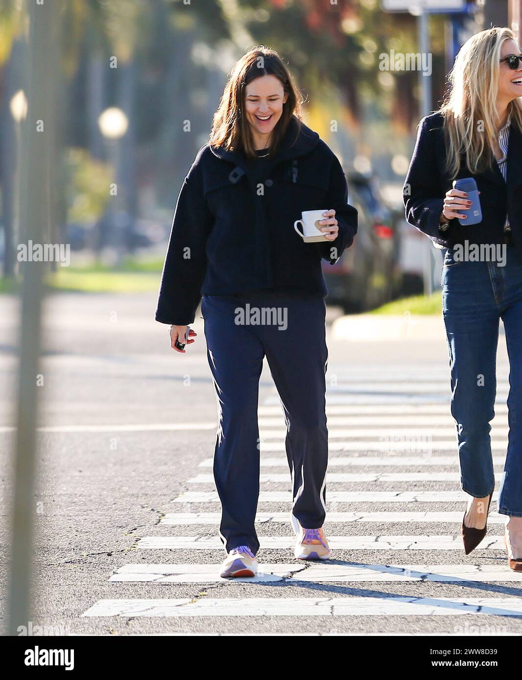 Jennifer Garner is seen with her son Samuel Affleck in Los Angeles ...