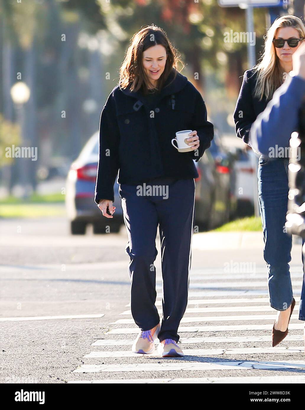 Jennifer Garner is seen with her son Samuel Affleck in Los Angeles ...
