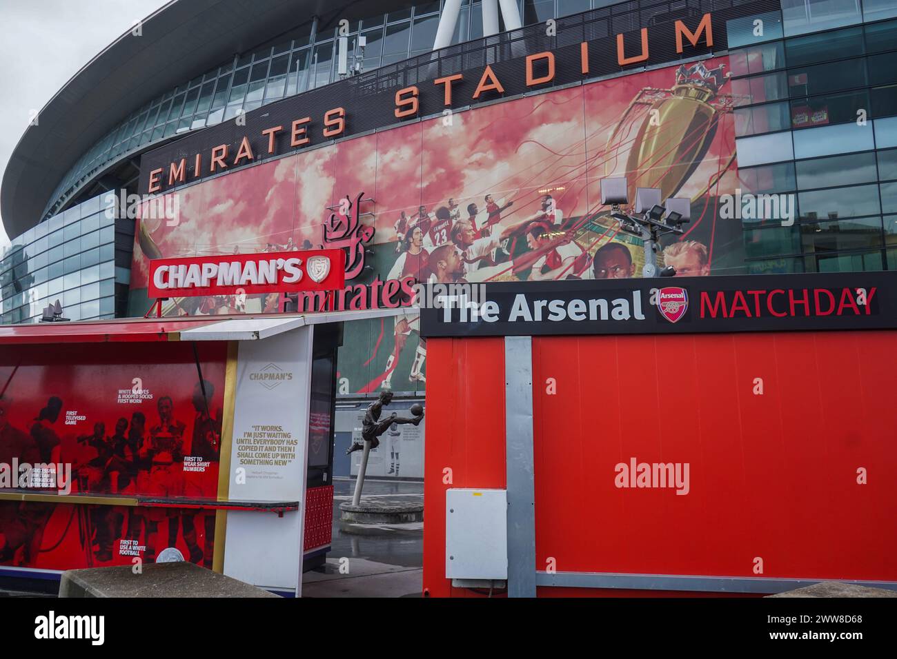 Arsenal Emirates Stadium, North London Stock Photo - Alamy