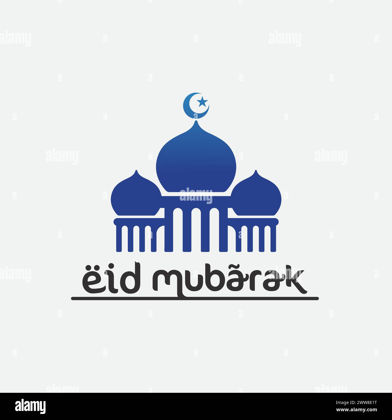 eid mubarak icon logo islamic and ramdhan religion illustration logo ...