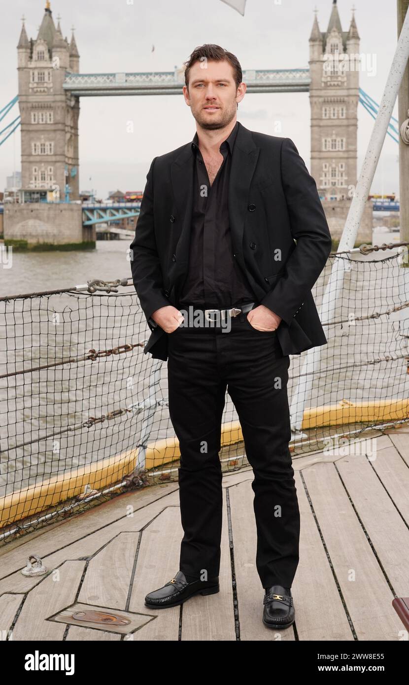 Alex Pettyfer attends a photo call for The Ministry of Ungentlemanly ...