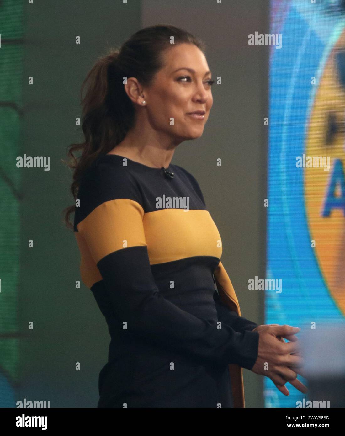 New York, NY, USA. 22nd Mar, 2024. Ginger Zee on the set of Good ...