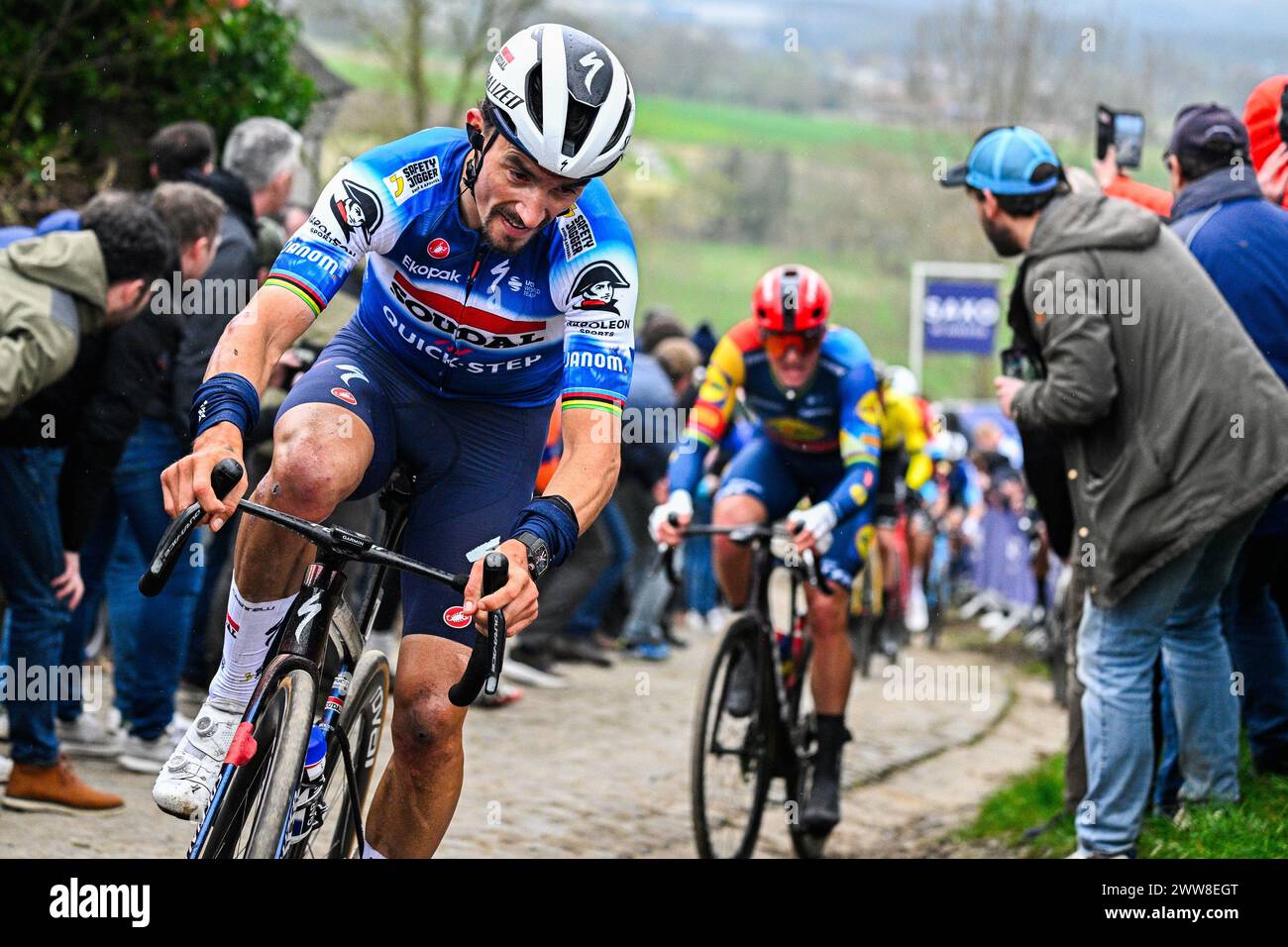 Harelbeke, Belgium. 22nd Mar, 2024. French Julian Alaphilippe of Soudal ...