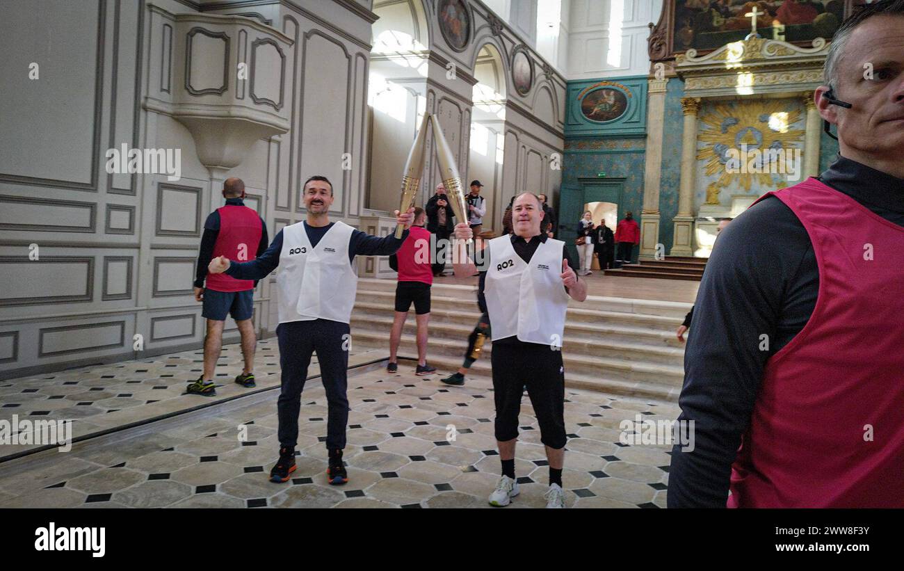 France. 22nd Mar, 2024. © PHOTOPQR/EST ECLAIR/Océane Pirez ; AUBE 22/03 ...