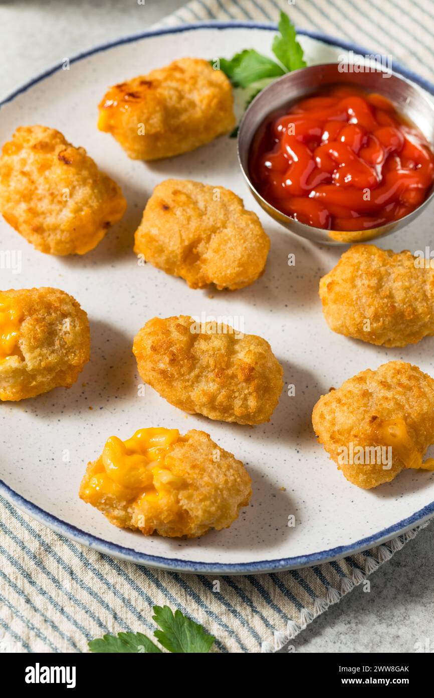 Mac n cheese bite hi-res stock photography and images - Alamy