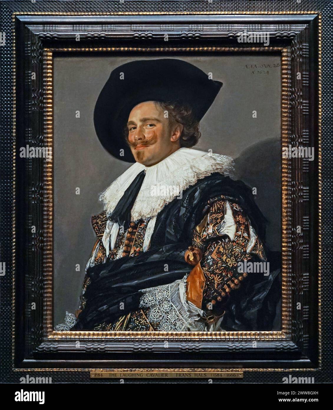 The Laughing Cavalier (1624) by dutch painter Frans Hals (c. 1582 –1666) Dutch Golden Age ...