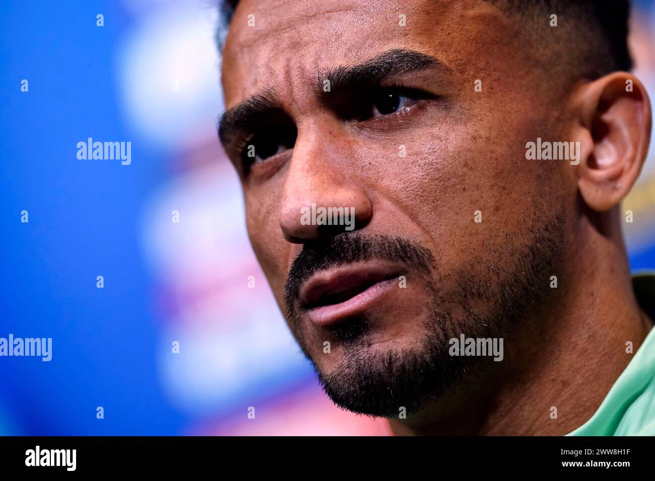 Brazil's Danilo during a press conference at Wembley Stadium, London ...