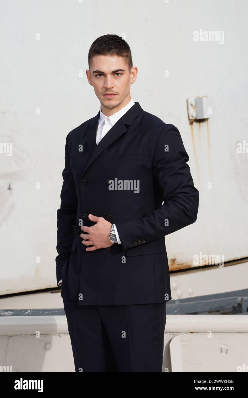 Hero Fiennes Tiffin attends a photo call for The Ministry of ...