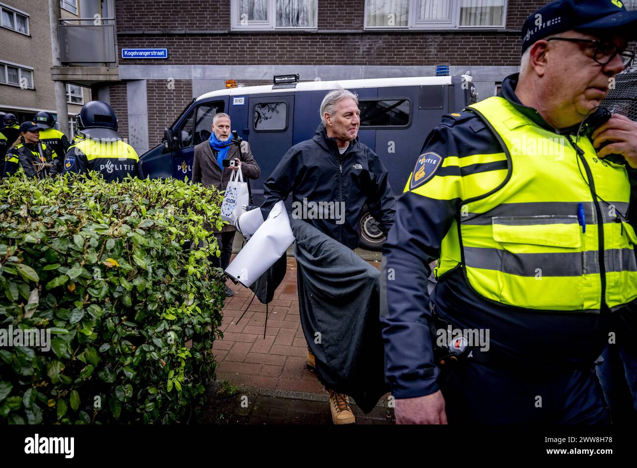 ROTTERDAM - Pegida leader Edwin Wagensveld during a pro-Israel ...