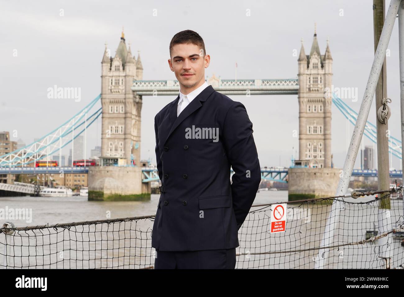 Hero Fiennes Tiffin attends a photo call for The Ministry of ...