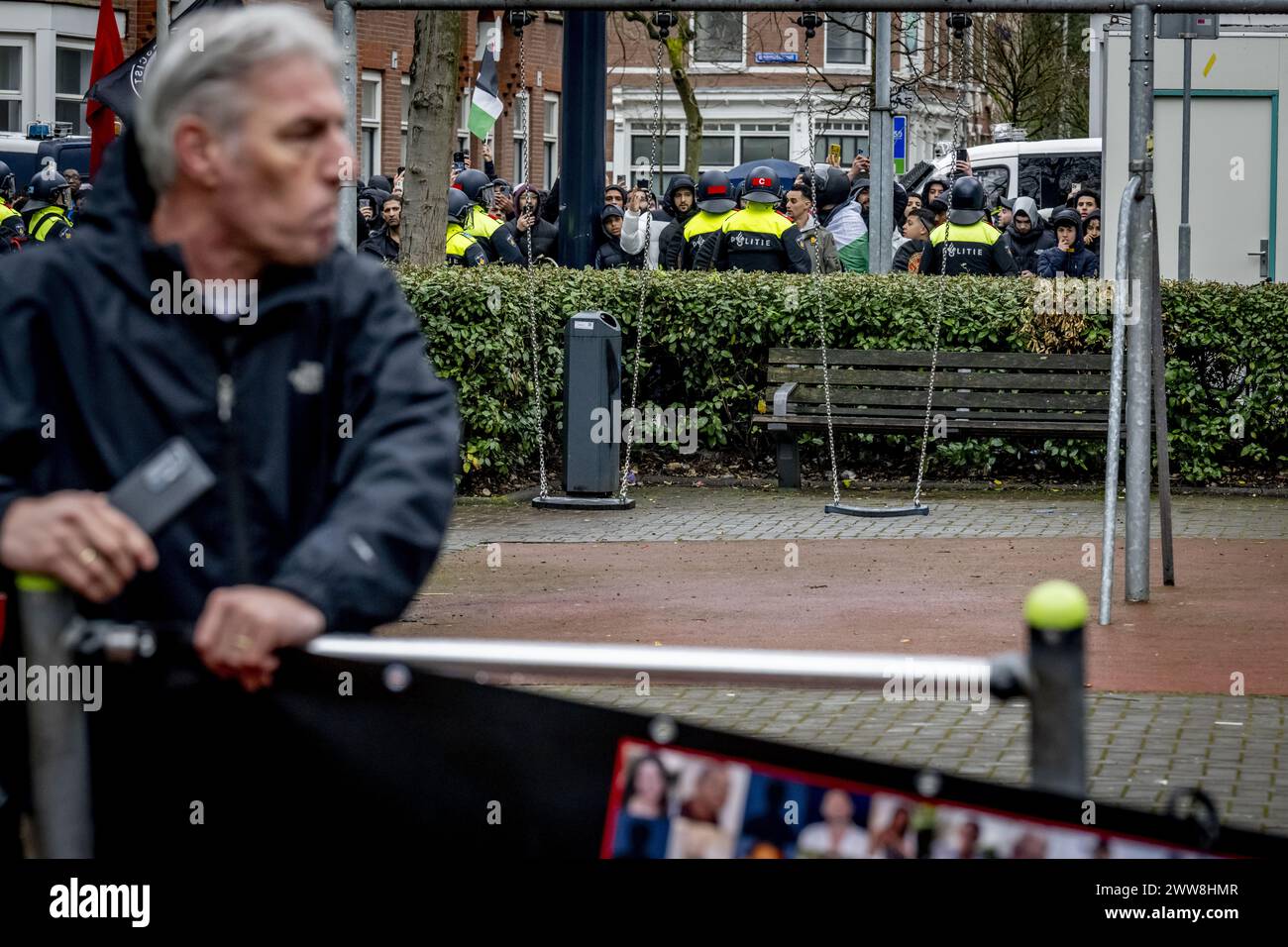 ROTTERDAM - Pegida leader Edwin Wagensveld during a pro-Israel ...