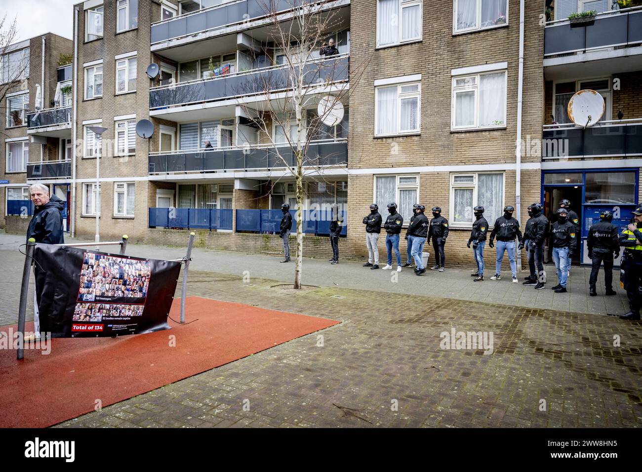 ROTTERDAM - Pegida leader Edwin Wagensveld during a pro-Israel ...