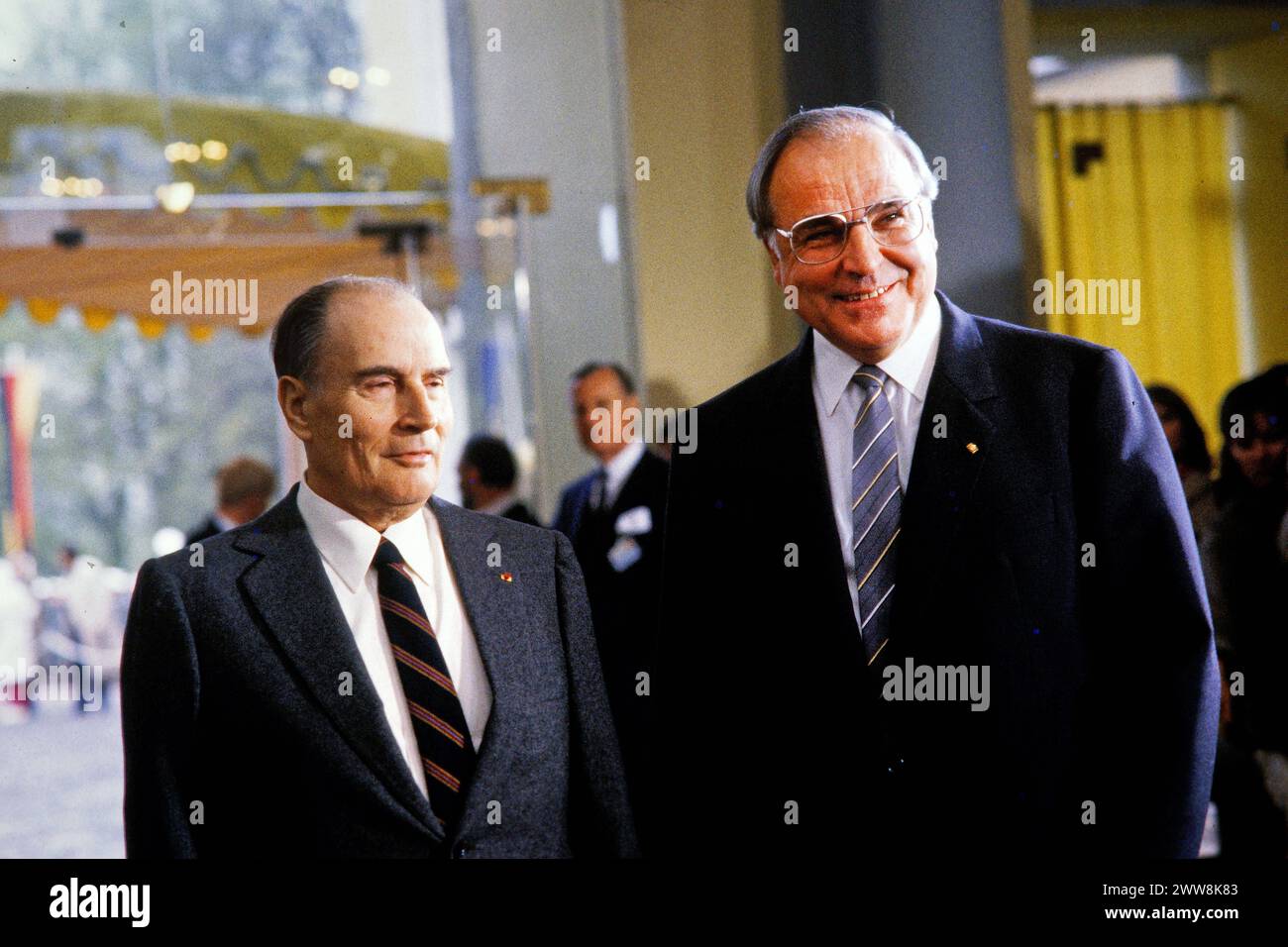 Kohl mitterand hi-res stock photography and images - Alamy