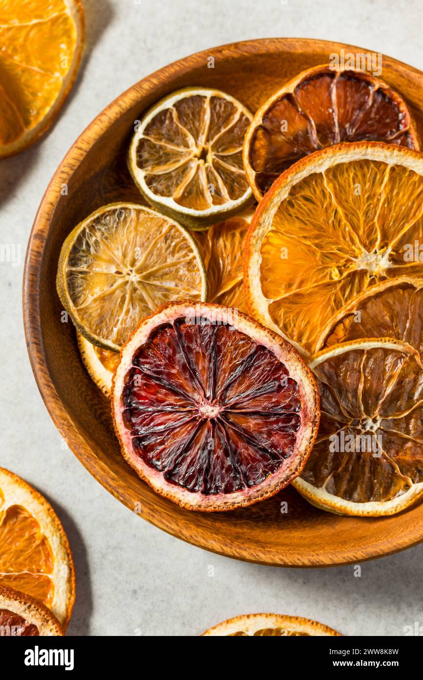 Healthy Dried Dehydrated Citrus Fruit with Oranges LIme and Lemons ...