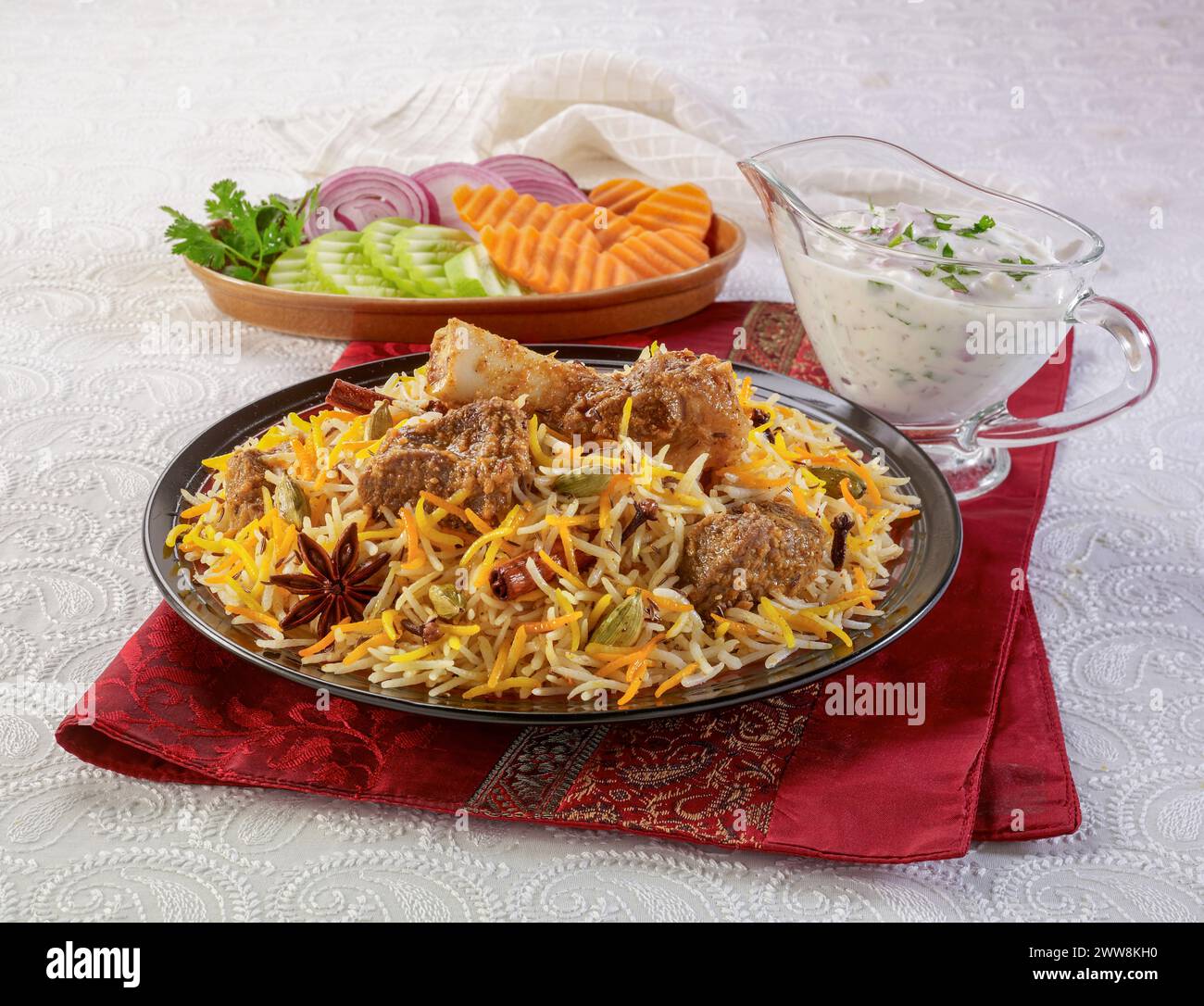 Mutton Biryani or Mutton Pulao is a most famous and favourite cuisine ...