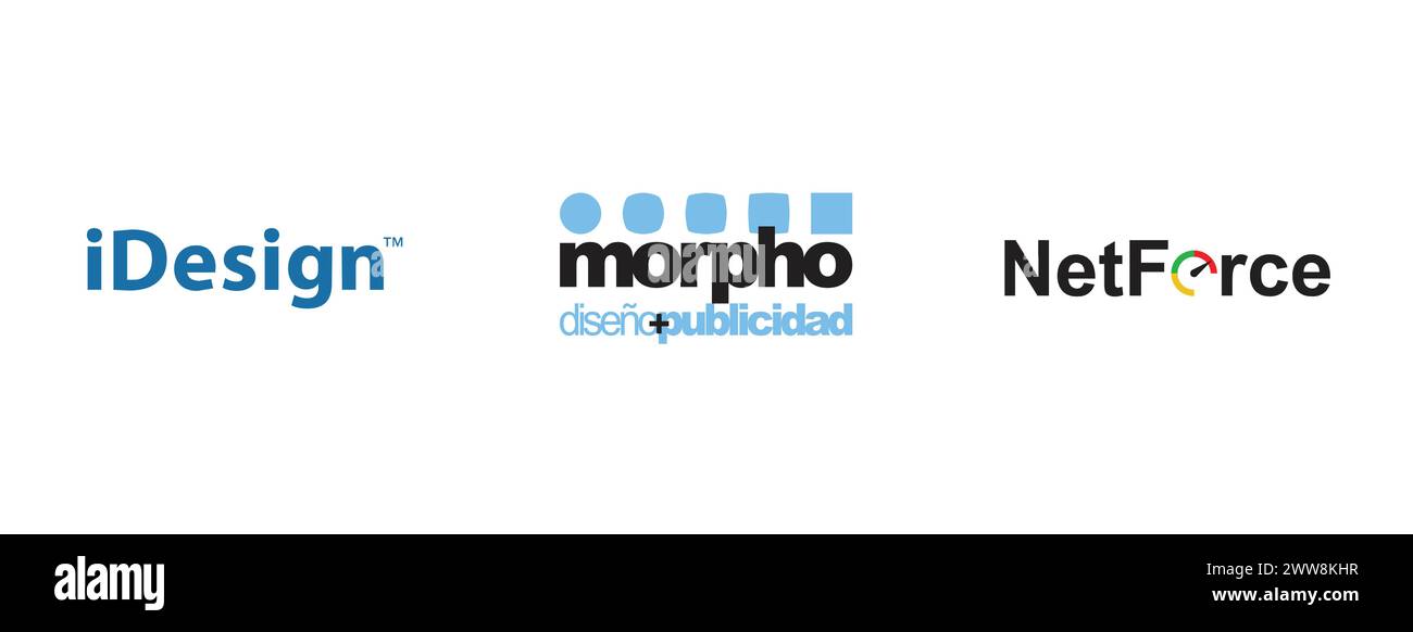 iDesign, morpho, NetForce .Arts and design editorial logo collection ...