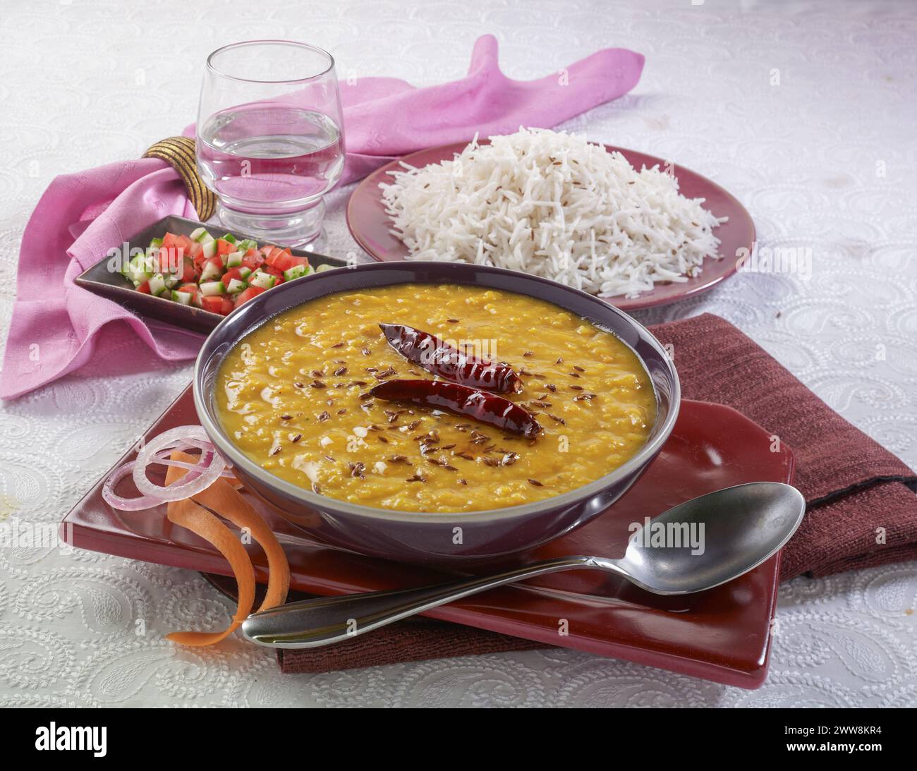Red masoor dal hi-res stock photography and images - Alamy
