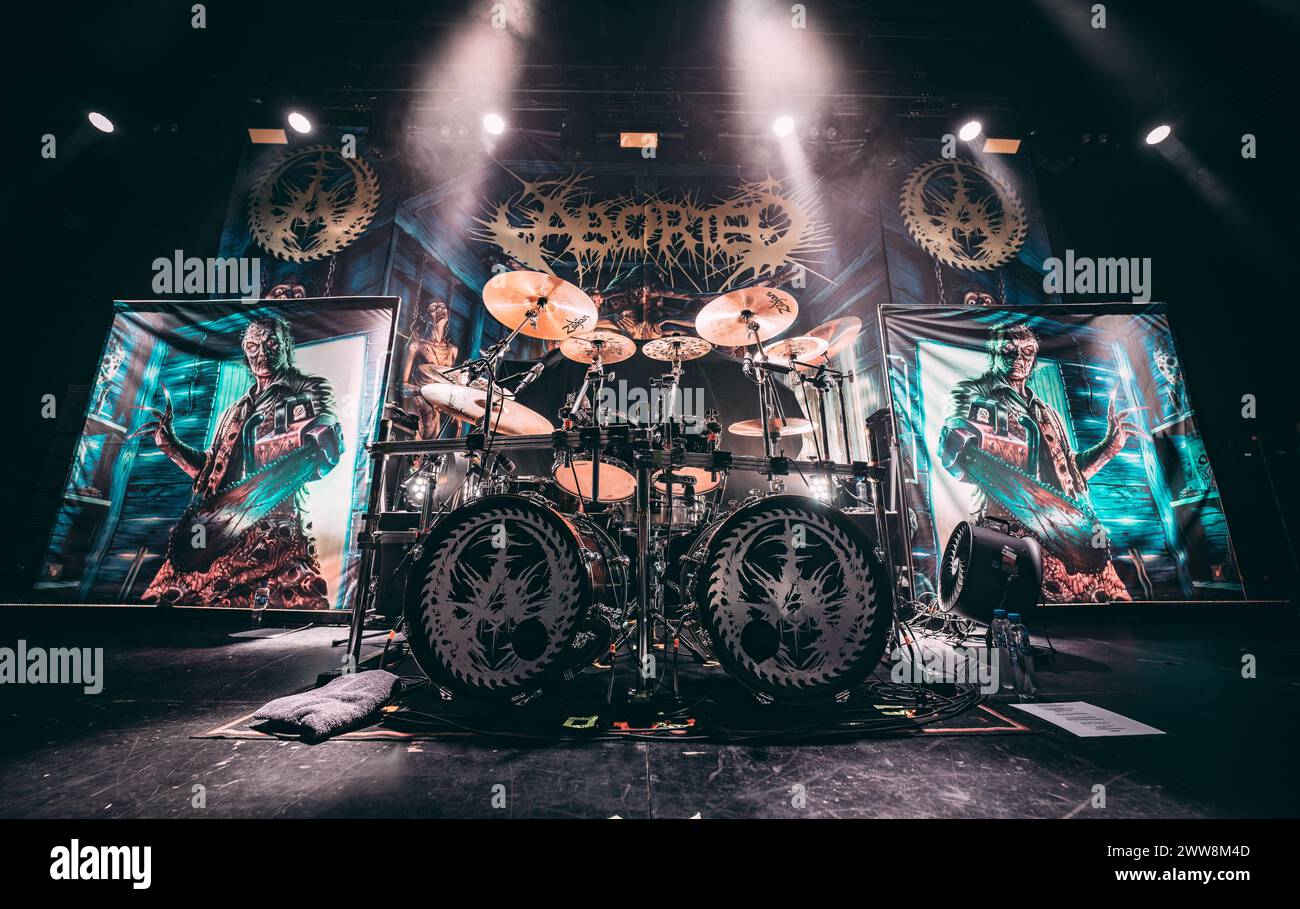 Copenhagen, Denmark. 21st Mar, 2024. The Belgian death metal band ...