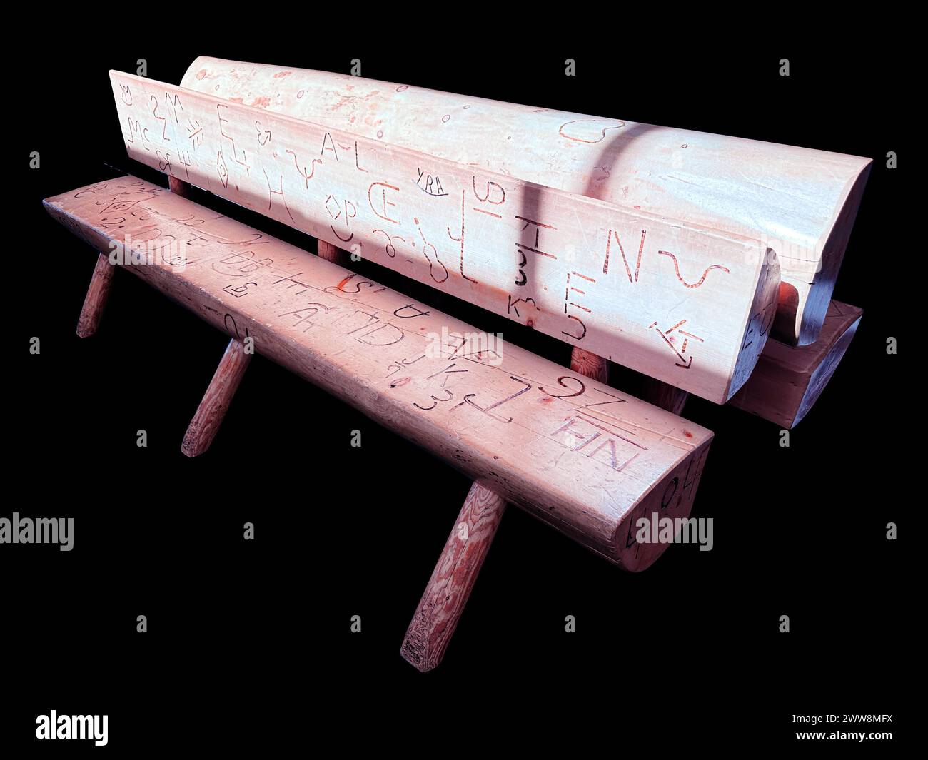 Thomas Molesworth, furniture designer 1930- 1960, Cody, Wyoming, bench ...