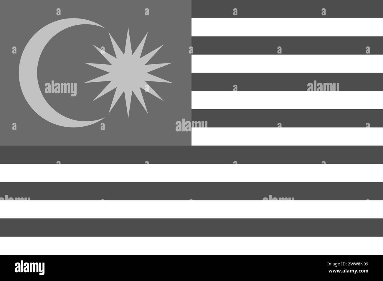 National emblem of malaysia Black and White Stock Photos & Images - Alamy