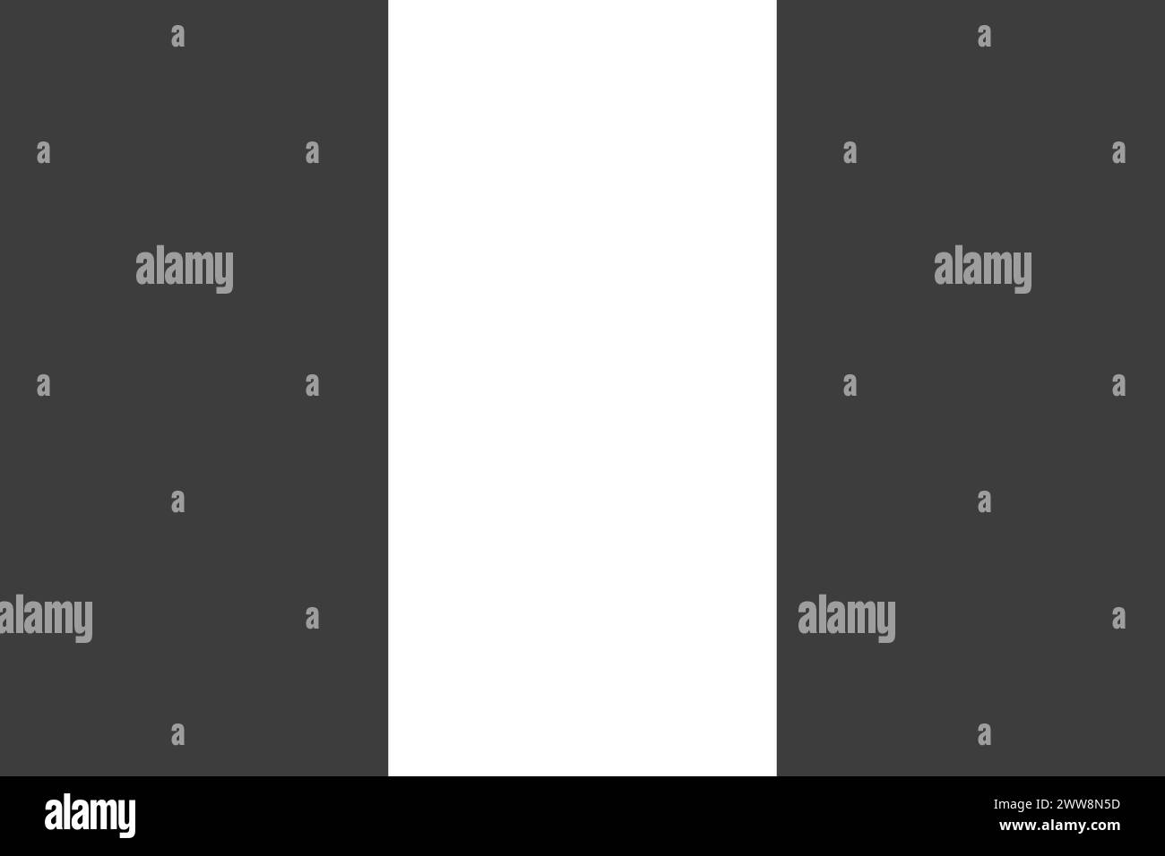 Peru flag - greyscale monochrome vector illustration. Flag in black and ...
