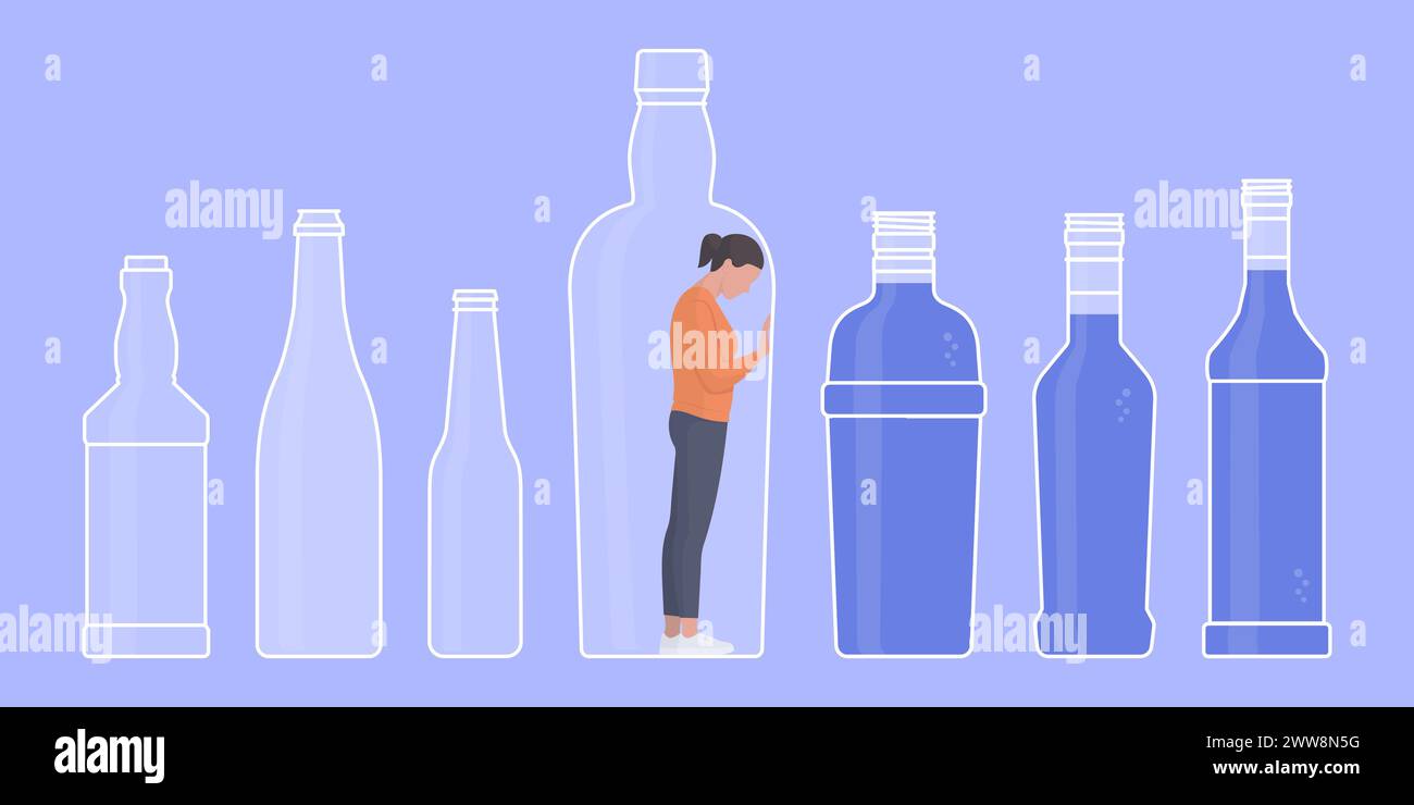 Alcoholic help Stock Vector Images - Alamy