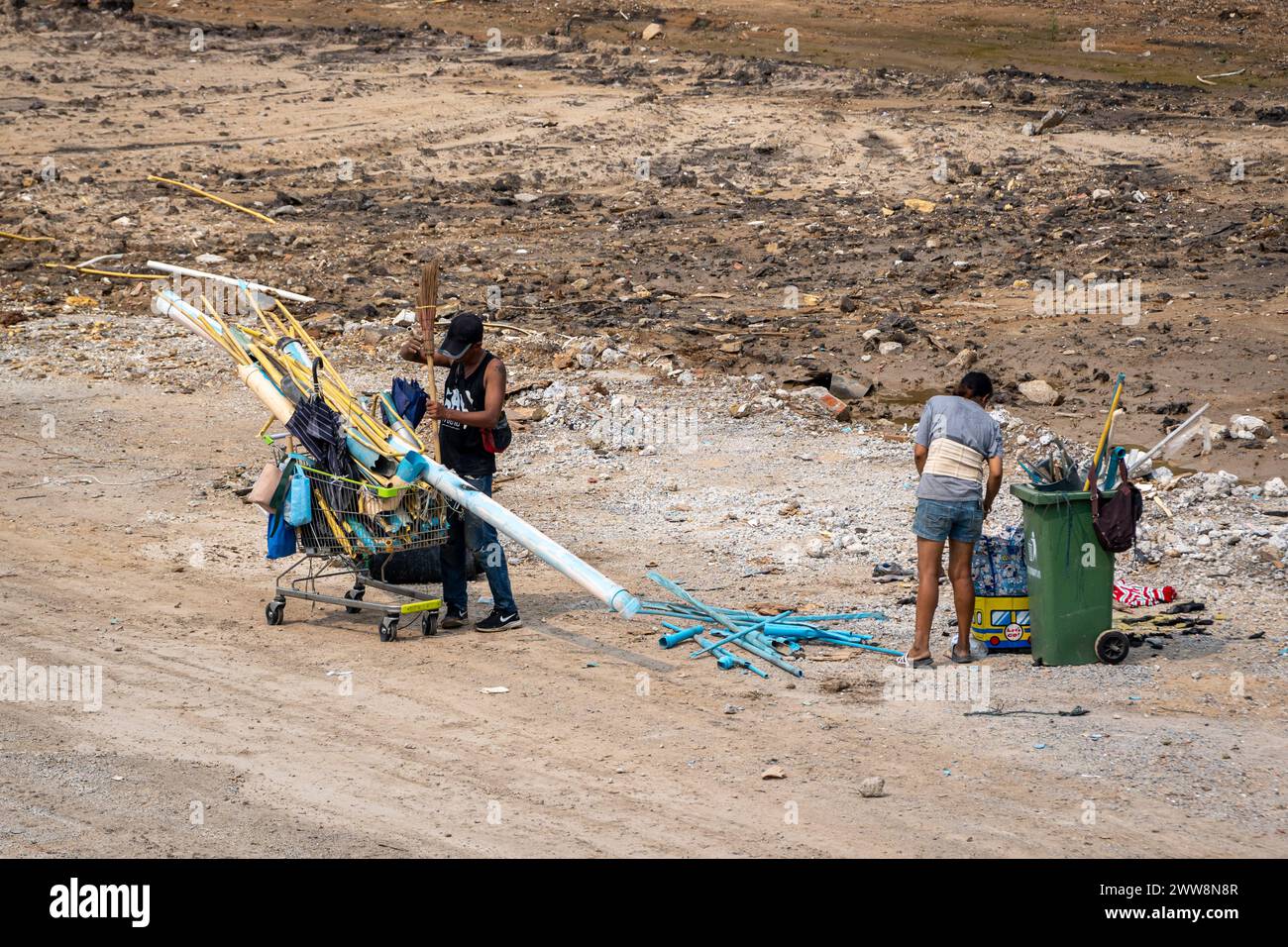 Bangkok waste recycling cart hi-res stock photography and images - Alamy