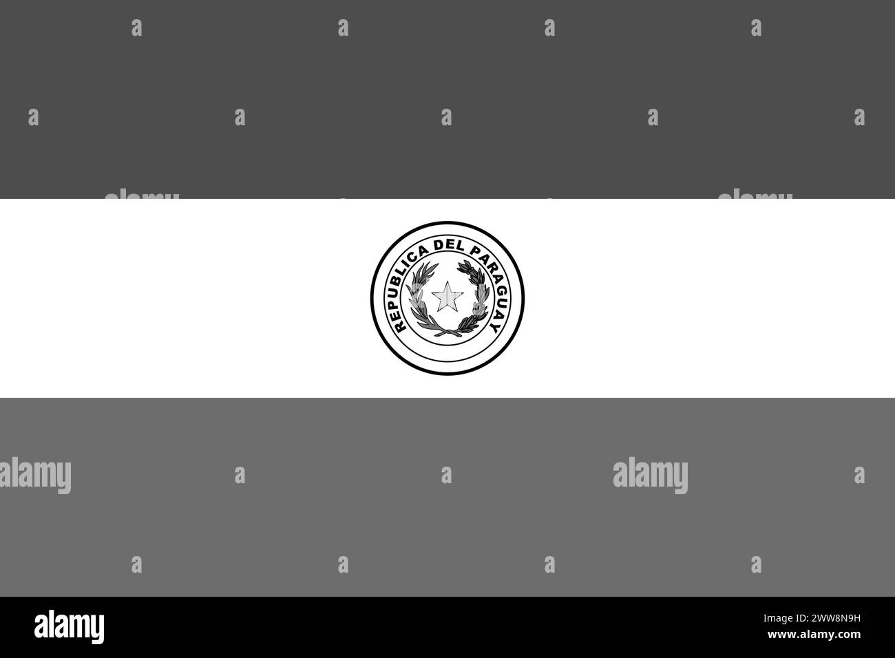 Asuncion flag Black and White Stock Photos & Images - Alamy