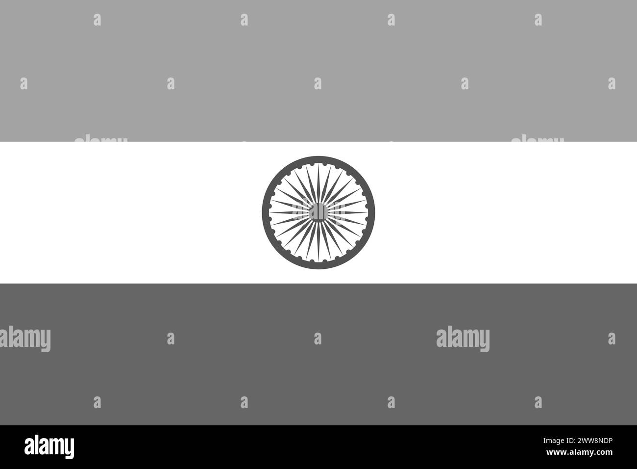 Indian national flag Black and White Stock Photos & Images - Alamy