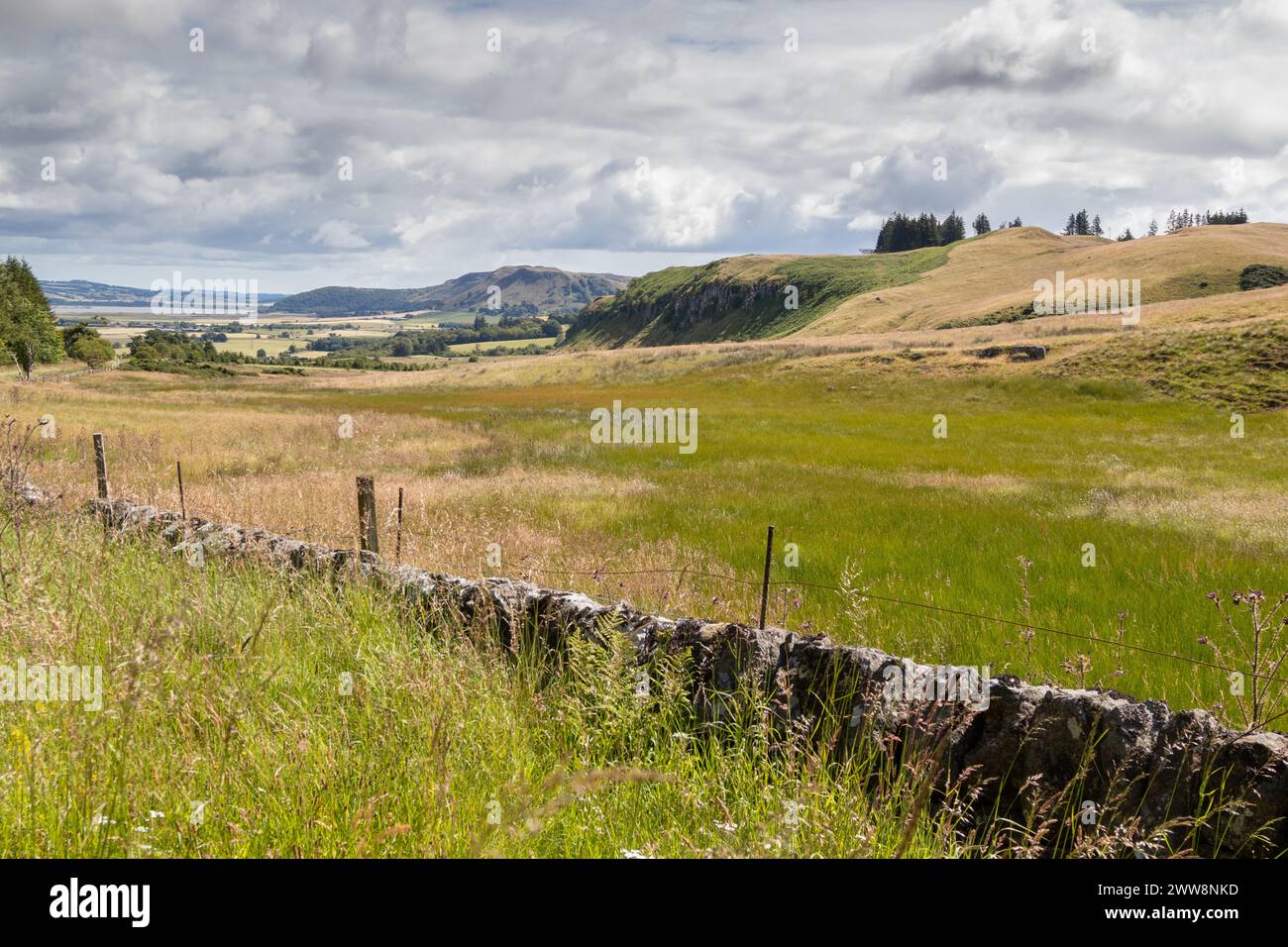 The Nivingston Craigs in the Cleish Hills Stock Photo - Alamy