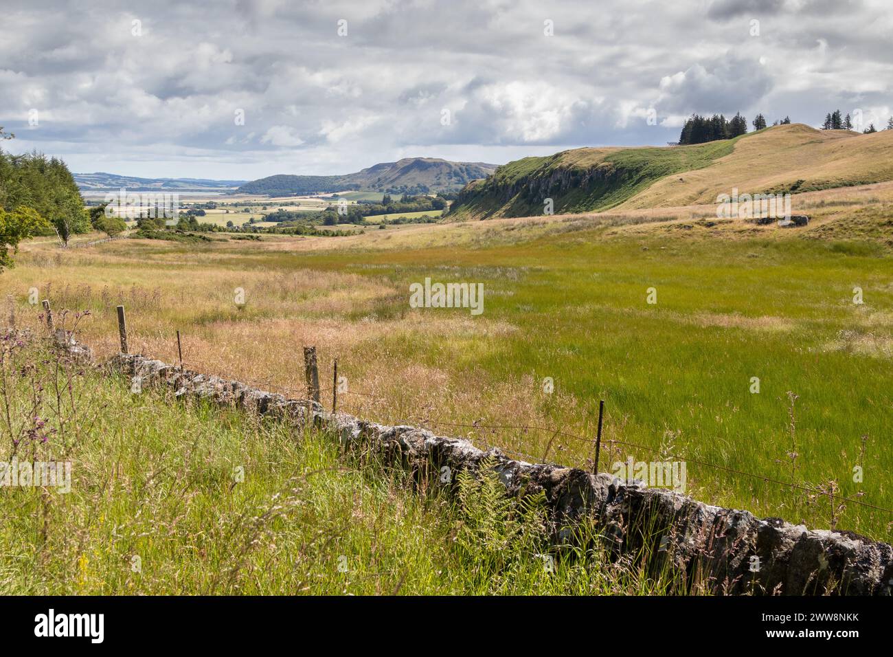 The Nivingston Craigs in the Cleish Hills Stock Photo - Alamy