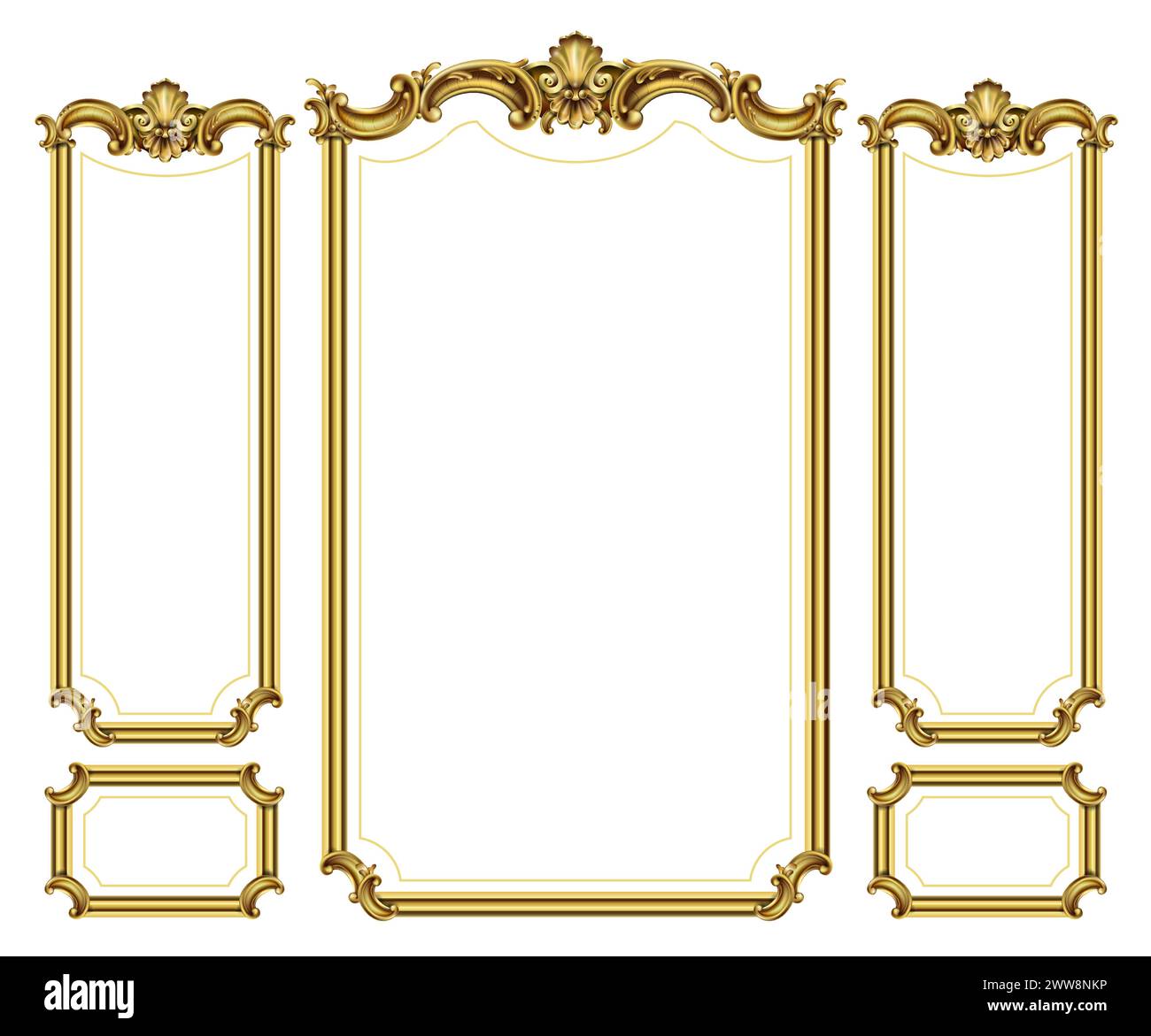 Panel wall interior Cut Out Stock Images & Pictures - Alamy