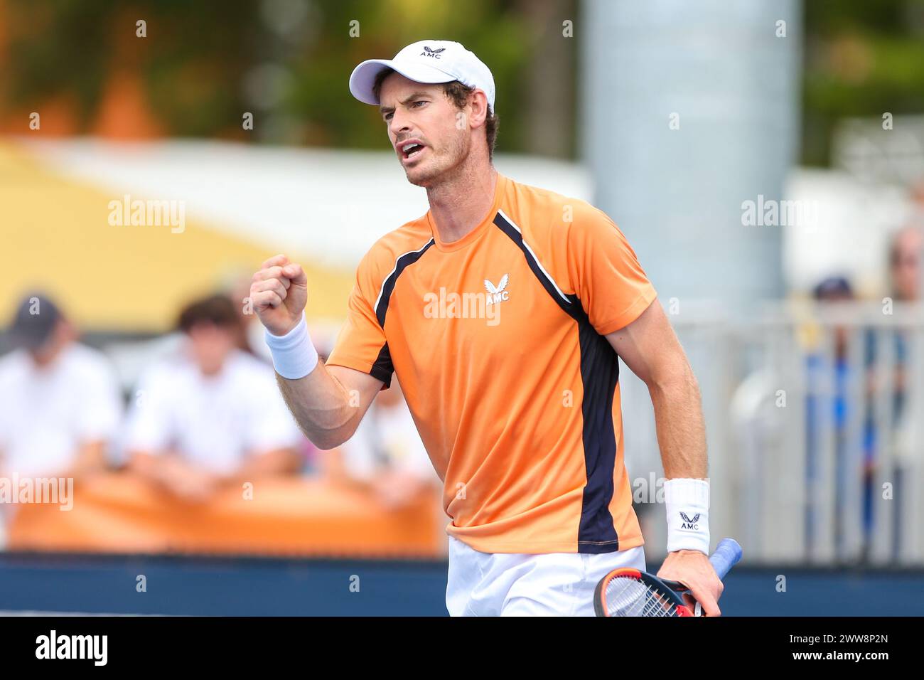 Andy murray reacts miami 2024 hi-res stock photography and images - Alamy