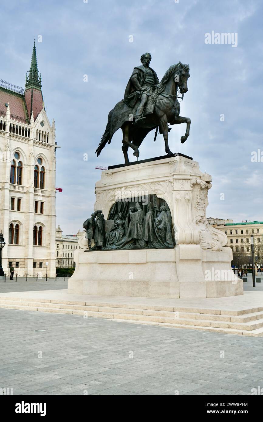 The Statue of Count Gyula Andrássy in Kossuth Lajos Square outside The ...