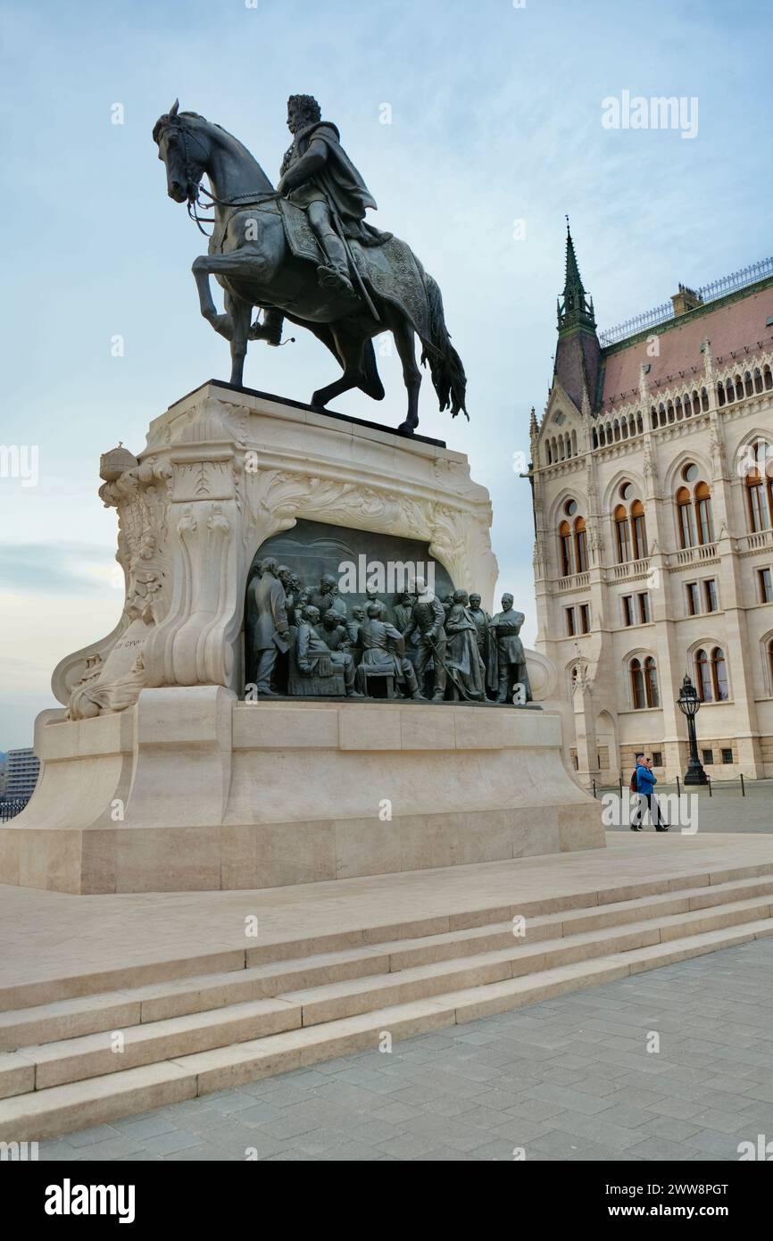 The Statue of Count Gyula Andrássy in Kossuth Lajos Square outside The ...