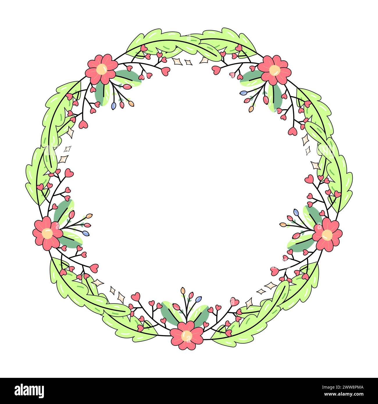 Cute frame Stock Vector Images - Alamy