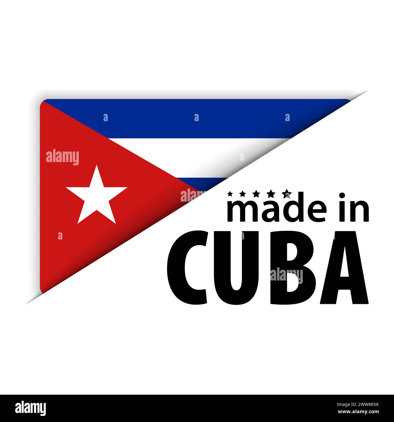 Made in cuba Stock Vector Images - Alamy
