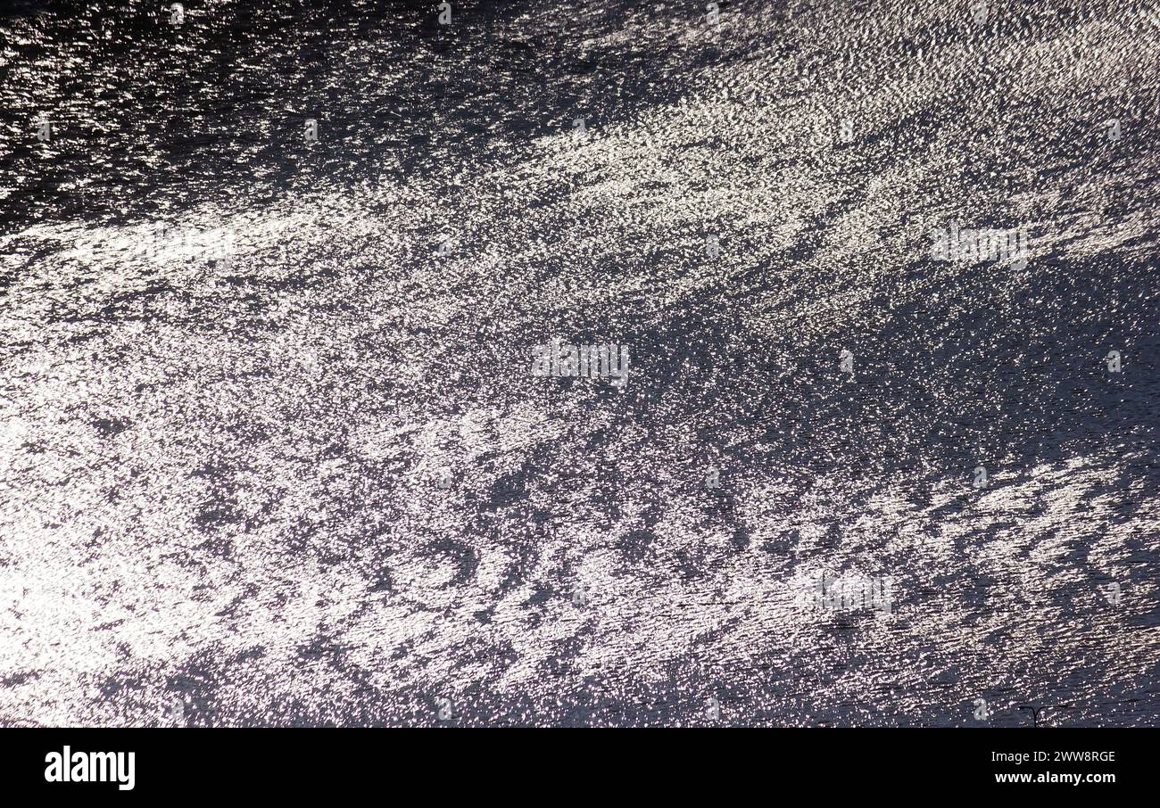 Fast river water background with waves and ripple pattern Stock Photo ...