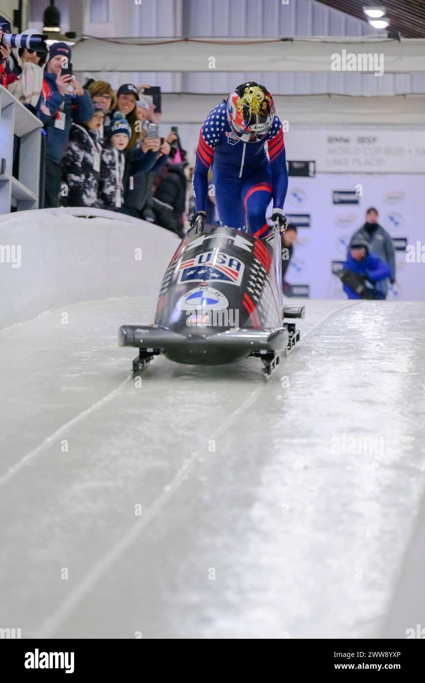 Lake Placid, New York, USA. 22nd Mar, 2024. SYLVIA HOFFMAN of USA ...