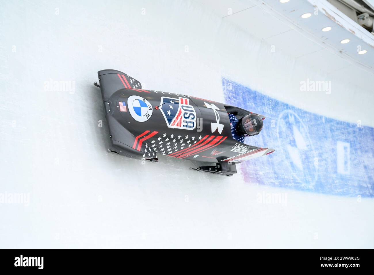 Lake Placid, New York, USA. 22nd Mar, 2024. ELANA MEYERS TAYLOR of USA ...