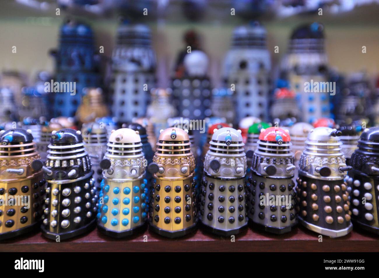 19/06/13 To celebrate the fiftieth year of Dr. Who, Rob Hull proudly ...
