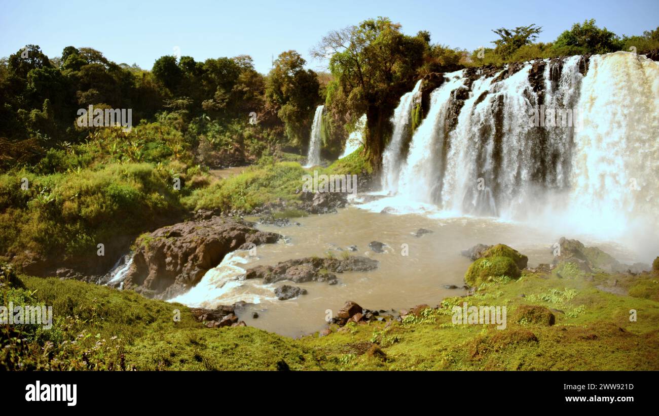 The Blue Nile Falls are waterfalls located in Ethiopia. Known as Tis ...