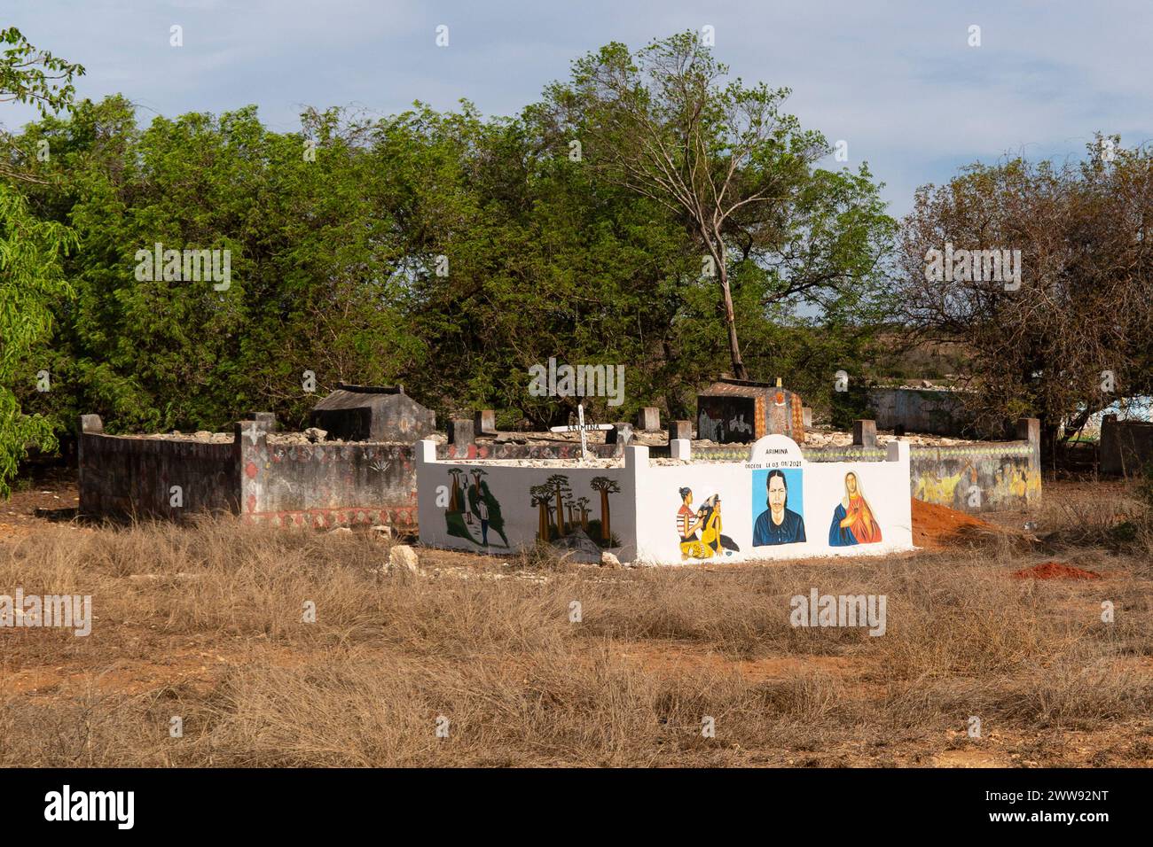 Traditional Madagascar tomb, Andranohinaly, Toliary-II, Atsimo ...
