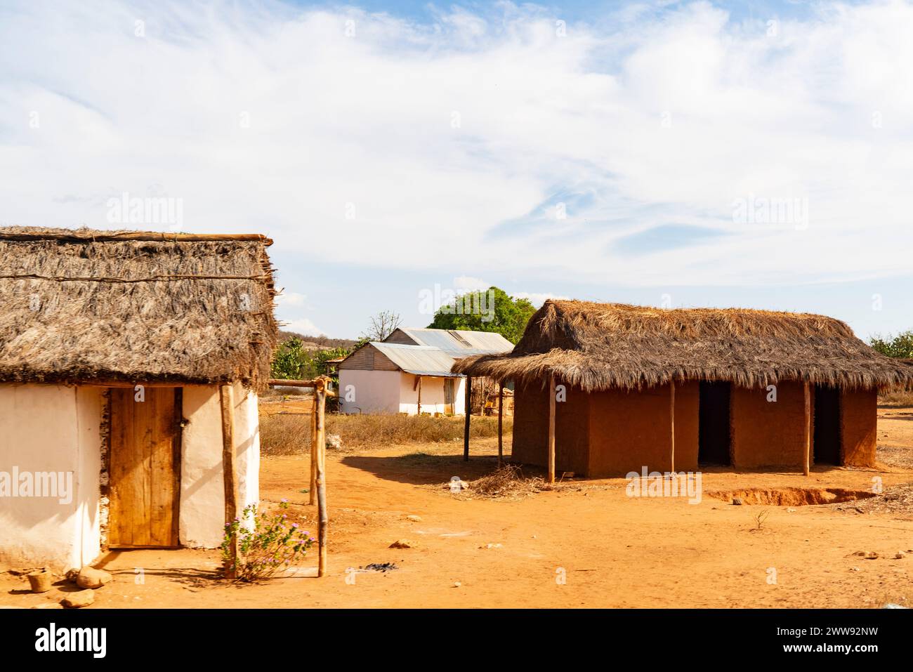 Traditional Malagasy house, Andranovory, Madagascar Stock Photo - Alamy