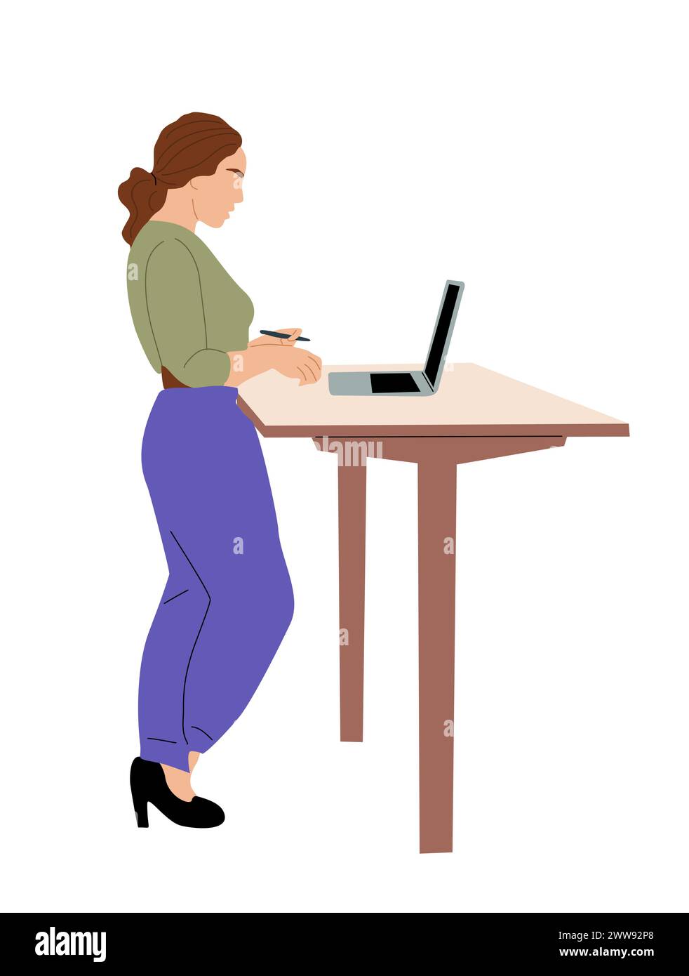 Smart casual desk Cut Out Stock Images & Pictures - Alamy