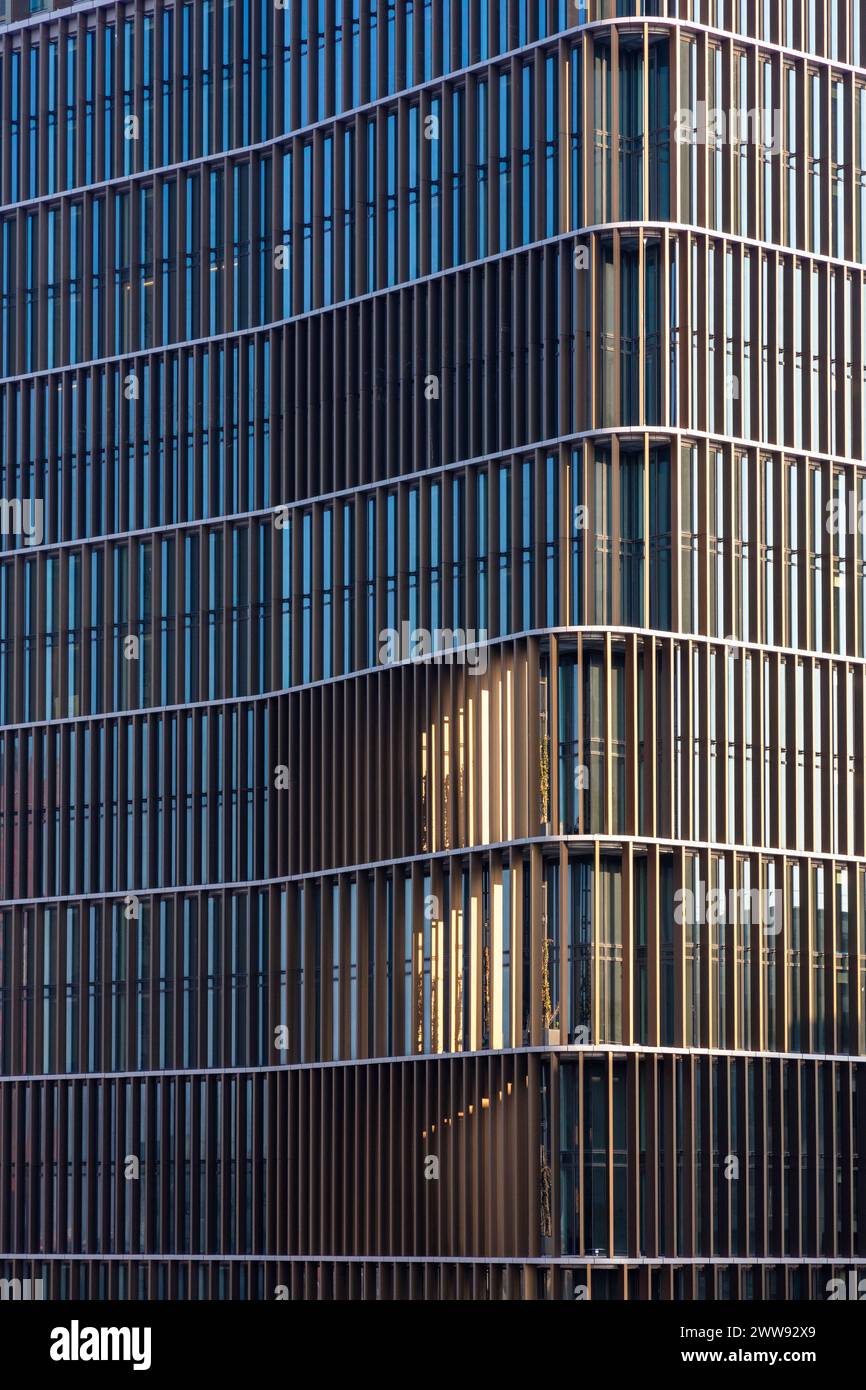 Detail showing the metal frame wrapping the building. The Gantry ...